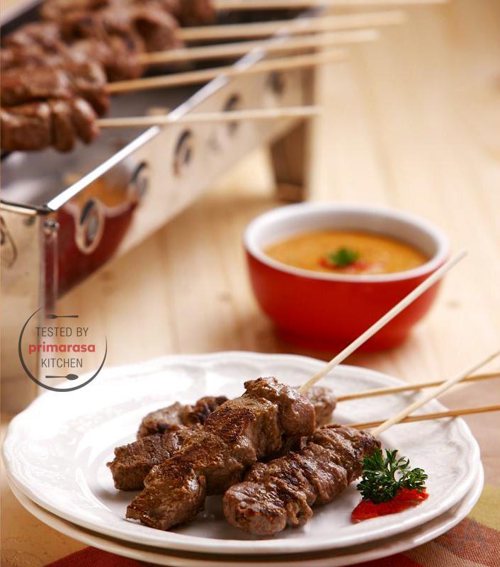 Resep Satai Daging Sapi Bumbu Santan
